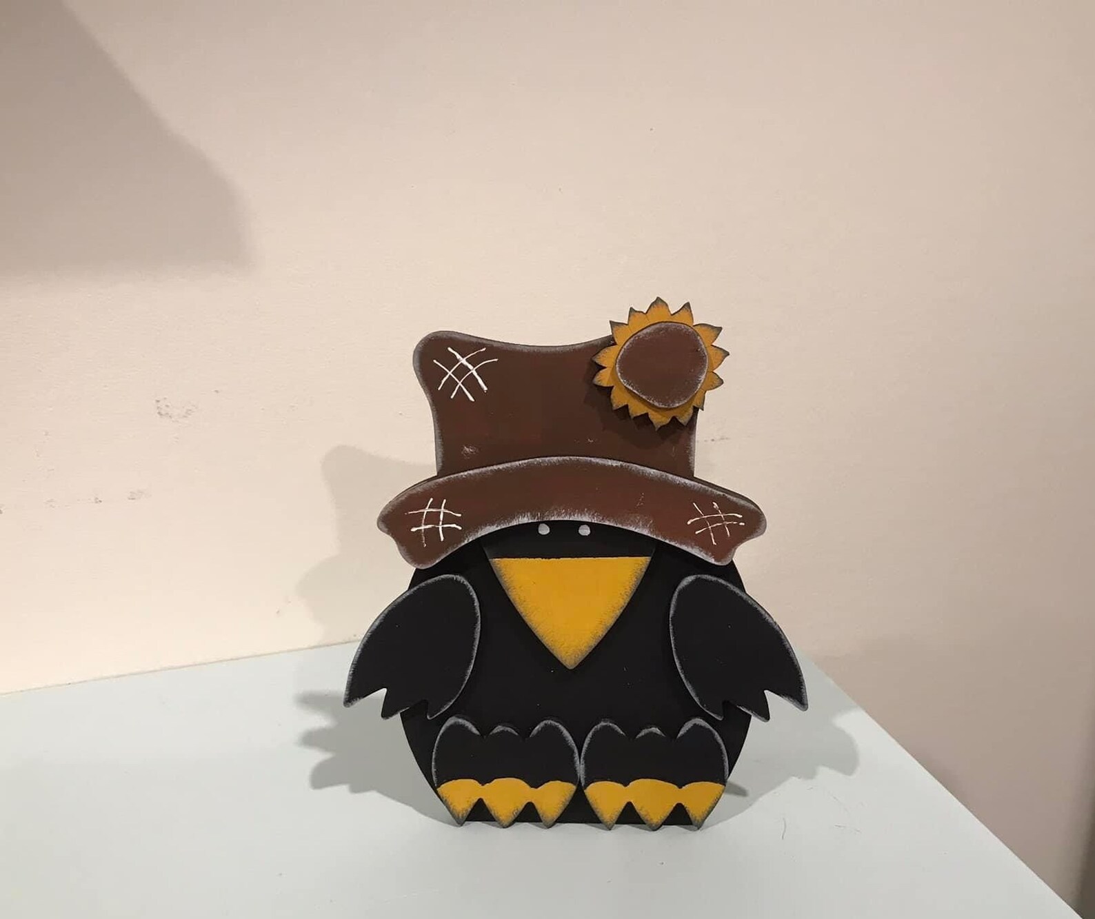 Scaredy Crow Halloween Decoration – Spooky Farmhouse Decor – Scared ...