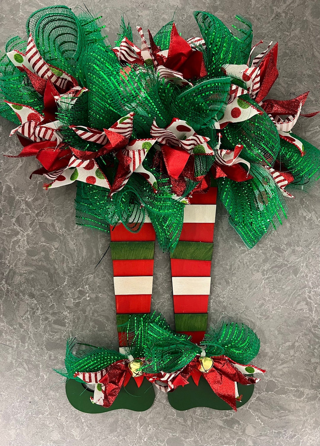 Elf Legs, Elf Door Hanger, Christmas Decor, DIY, Unique Door Hangers ...