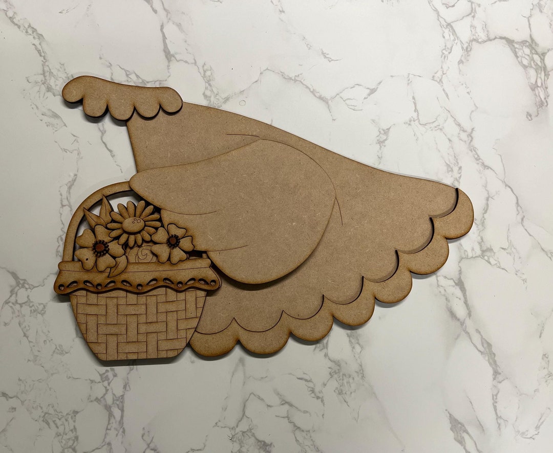 Interchangeable Porch Goose Spring Basket Outfit | Custom Spring Goose ...