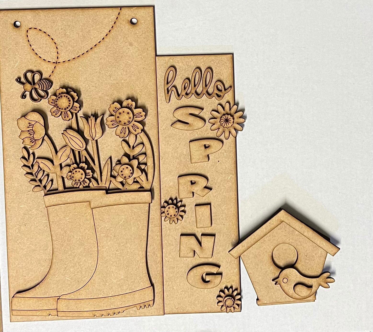 Interchangeable Spring Boots Post Sign-rustic Handcrafted Decor - Etsy