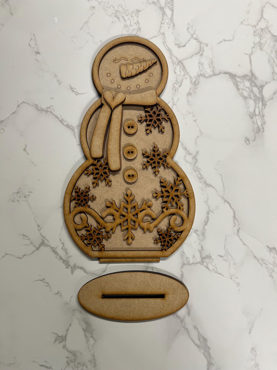 Gingerbread Snowman Girl | Cute Winter Decor | Handmade Christmas ...