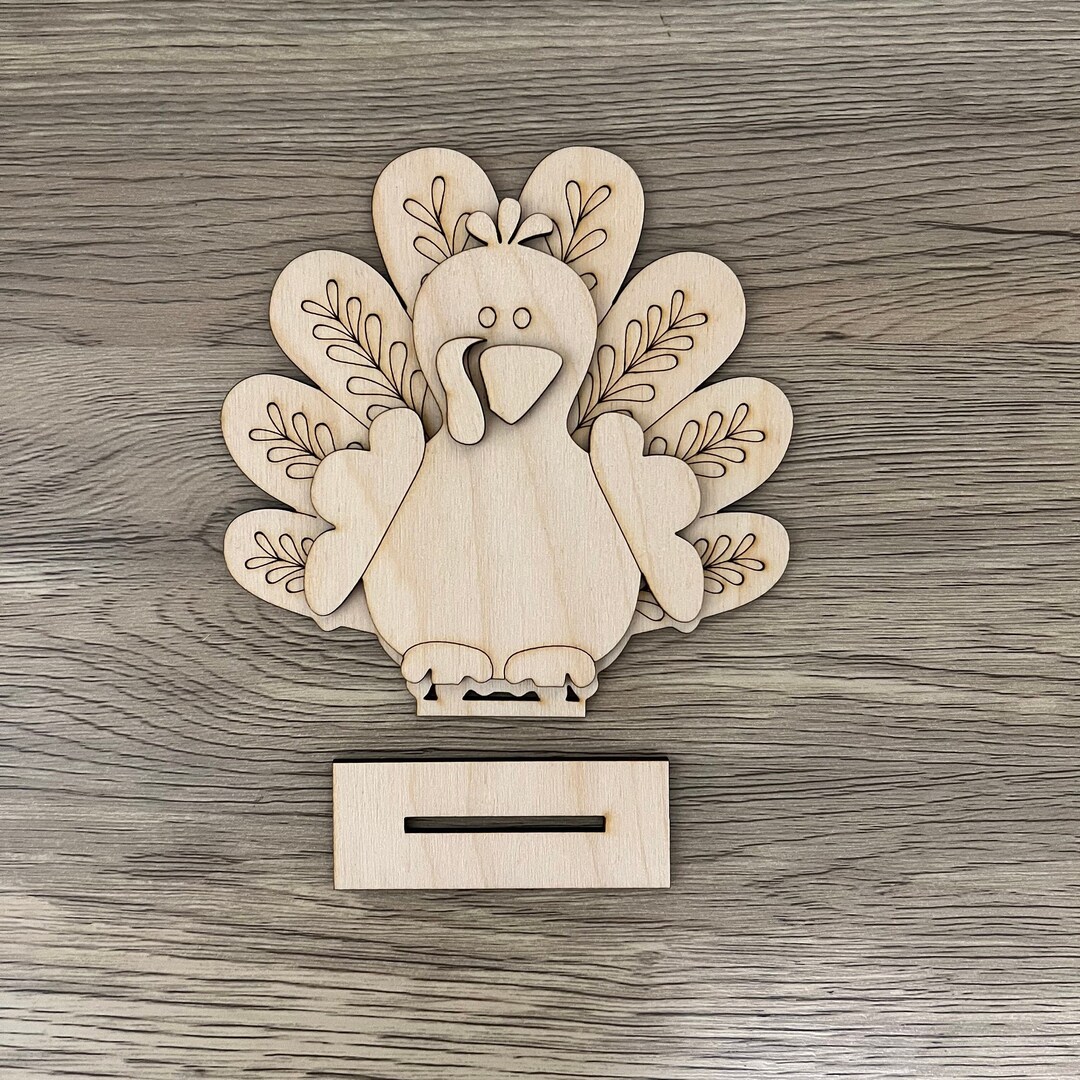 Build a Turkey Craft Kit, Interactive Thanksgiving Activity for Kids ...