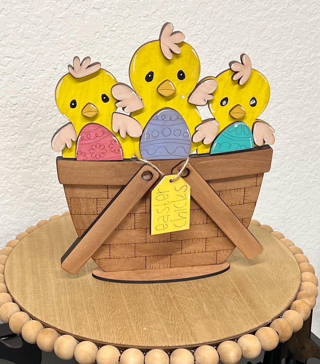 Interchangeable Easter Chicks for Flower Basket - Easter Spring Decor ...