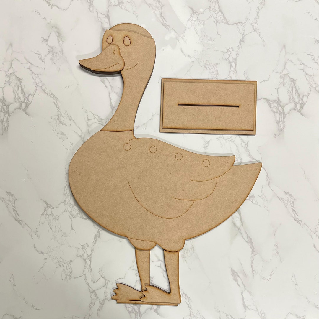Interchangeable Porch Goose Decor | Customizable Seasonal Garden Goose ...