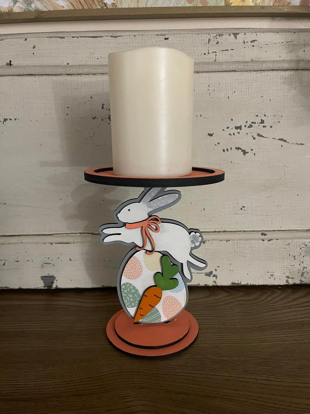 Jumping Bunny Candy Holder- Handcrafted Easter Decor,diy - Etsy