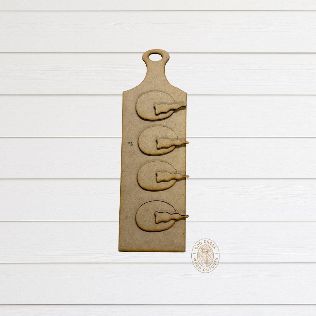 Stack of Snowmen Breadboard Wood Cutout | DIY Paint Kit | Unfinished ...