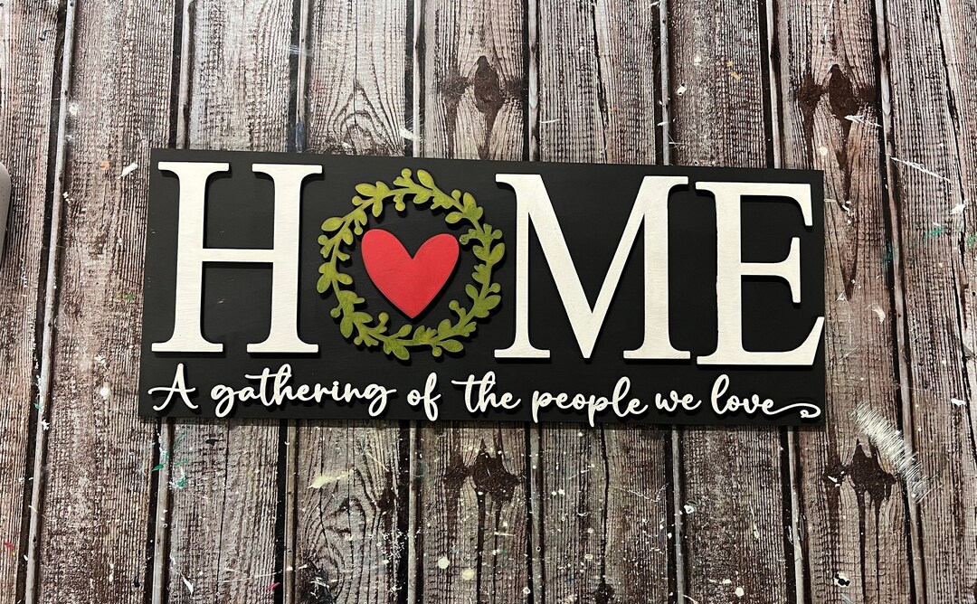 Home Mantle Sign - Rustic Farmhouse Decor for Fireplace Mantel,diy - Etsy