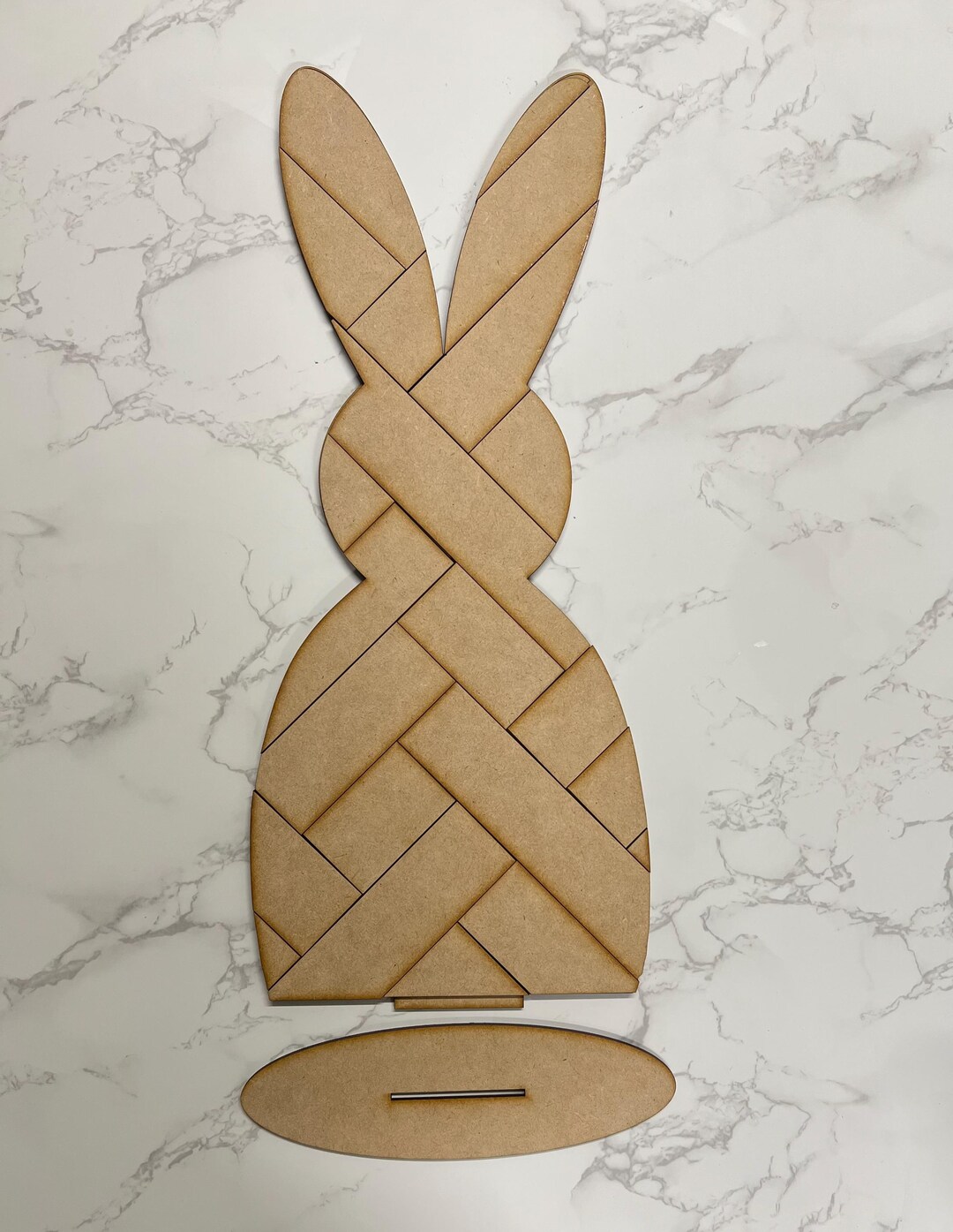 Rustic Pallet Easter Bunny - Standing Wooden Bunny Decor - Handcrafted ...
