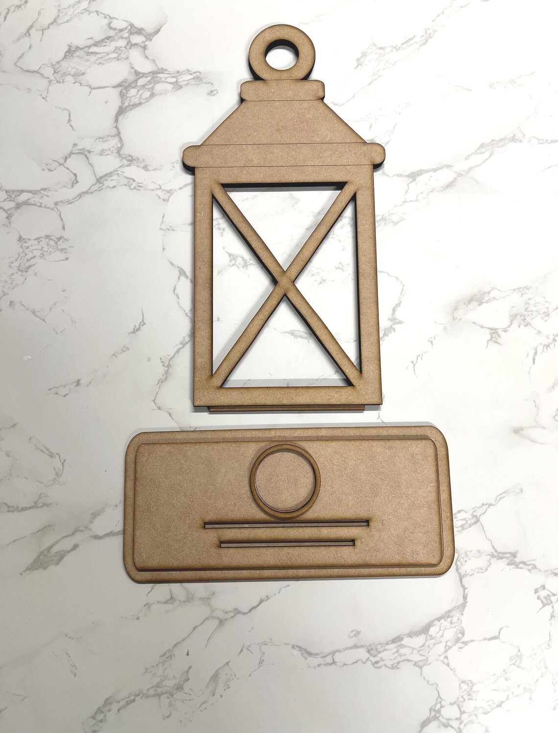 Interchangeable Lantern Base Shelf Sitter - Farmhouse Decor, Tabletop ...