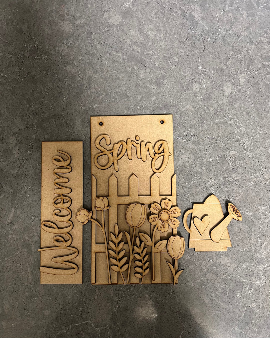 Interchangeable Spring Post Sign,interchangeable Handcrafted Wooden ...