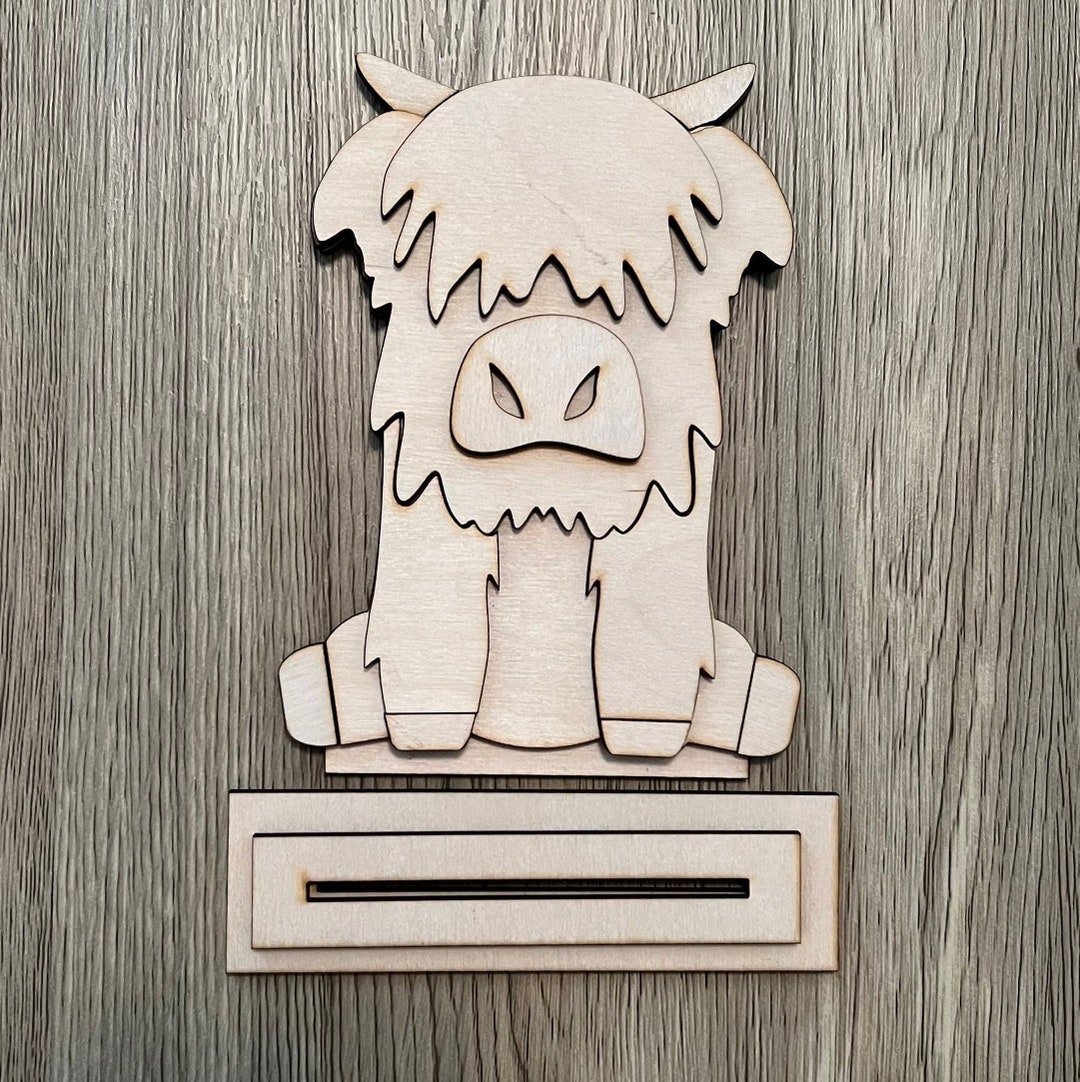 Highland Cow Shelf Sitter, Cow Shelf Sitter - Etsy