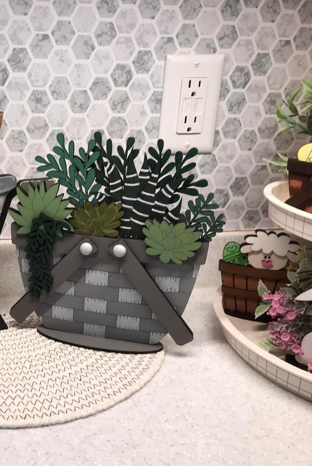 Interchangeable Succulent Insert-handcrafted Decorative Accent,diy - Etsy