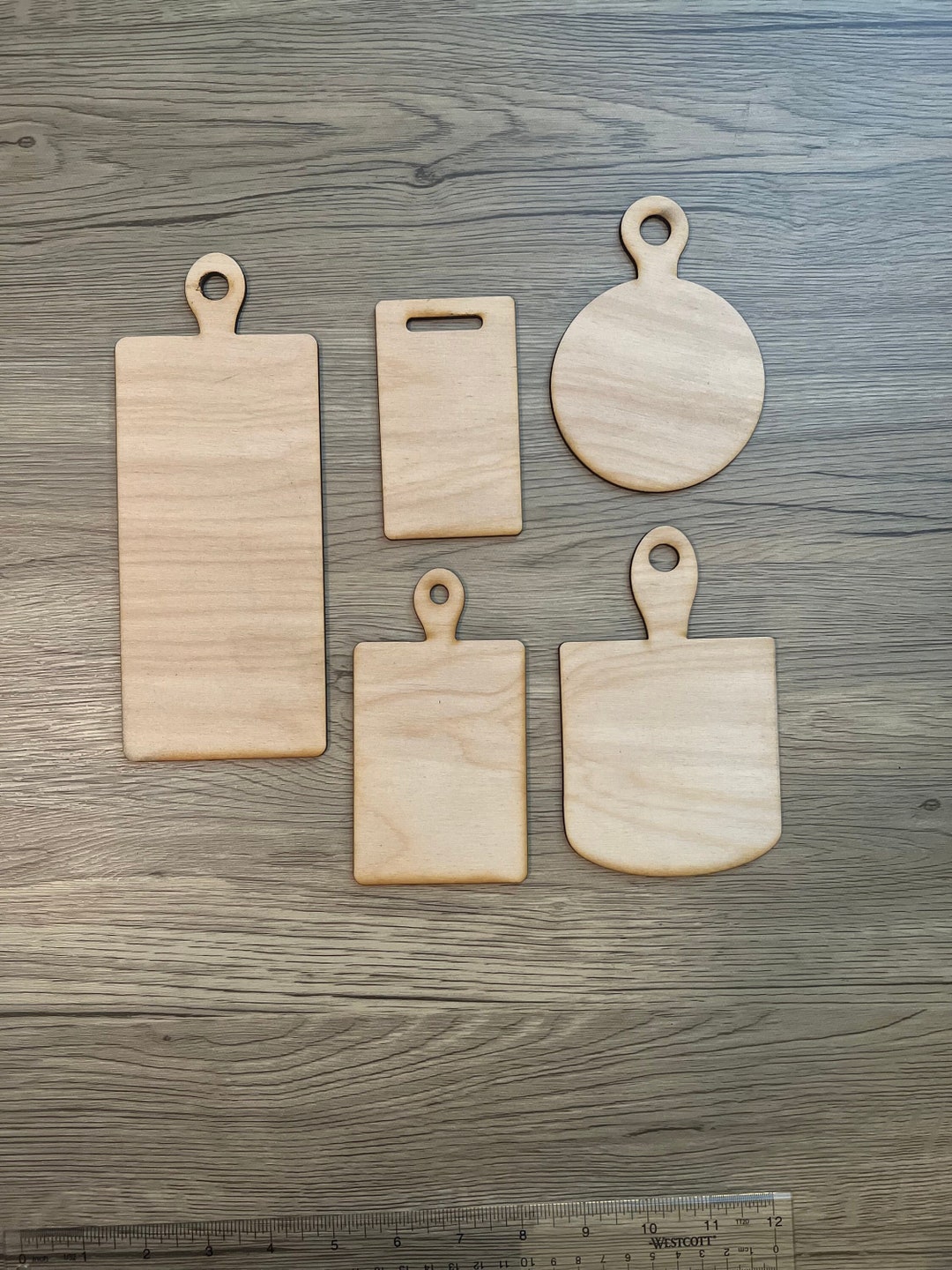 Mini Cutting Boards Set, Handcrafted Wooden Kitchen Essentials, Petite ...