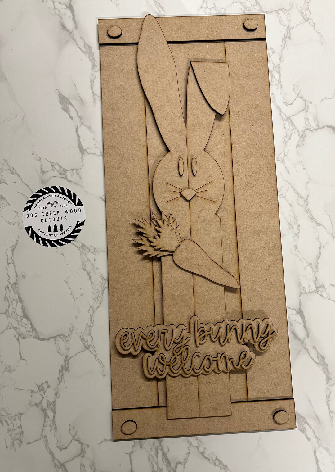 Bunny Shiplap Welcome Sign- Handcrafted Easter Decor ,DIY - Etsy