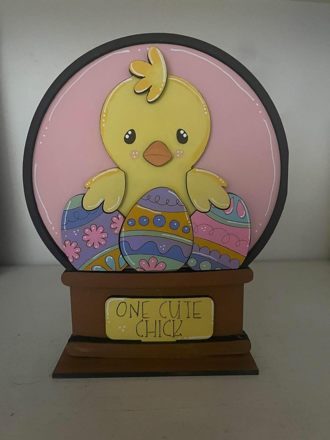 Interchangeable Easter Chick for Snow Globe - Spring Decor - Easter Snow Globe Decoration - DIY ...