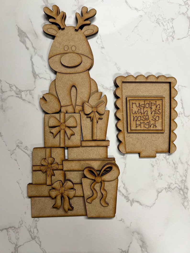 Interchangeable Rudolph for Birdhouse - Christmas Decor Accessory ...