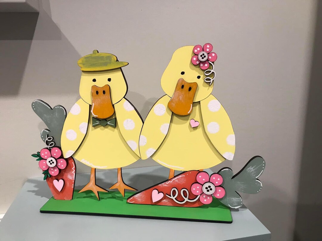 Spring Duck Shelf Sitters-handcrafted Easter Decor,diy - Etsy