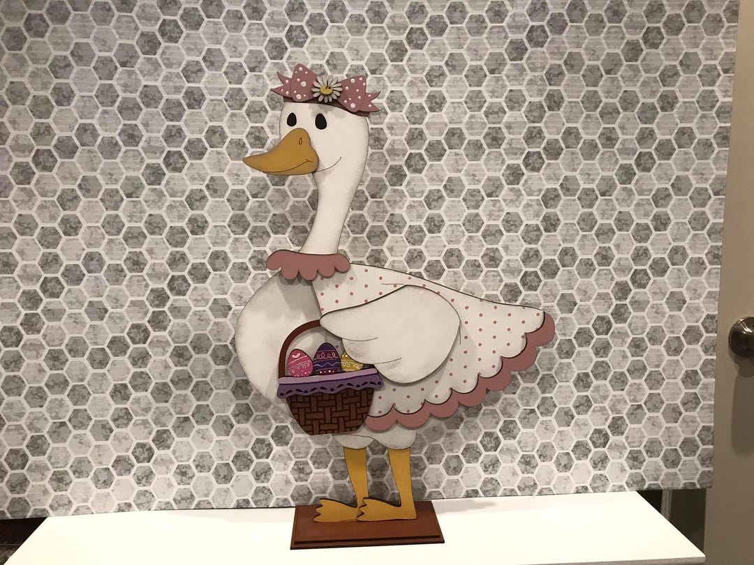 Interchangeable Porch Goose Easter Outfit | Customizable Easter Goose ...