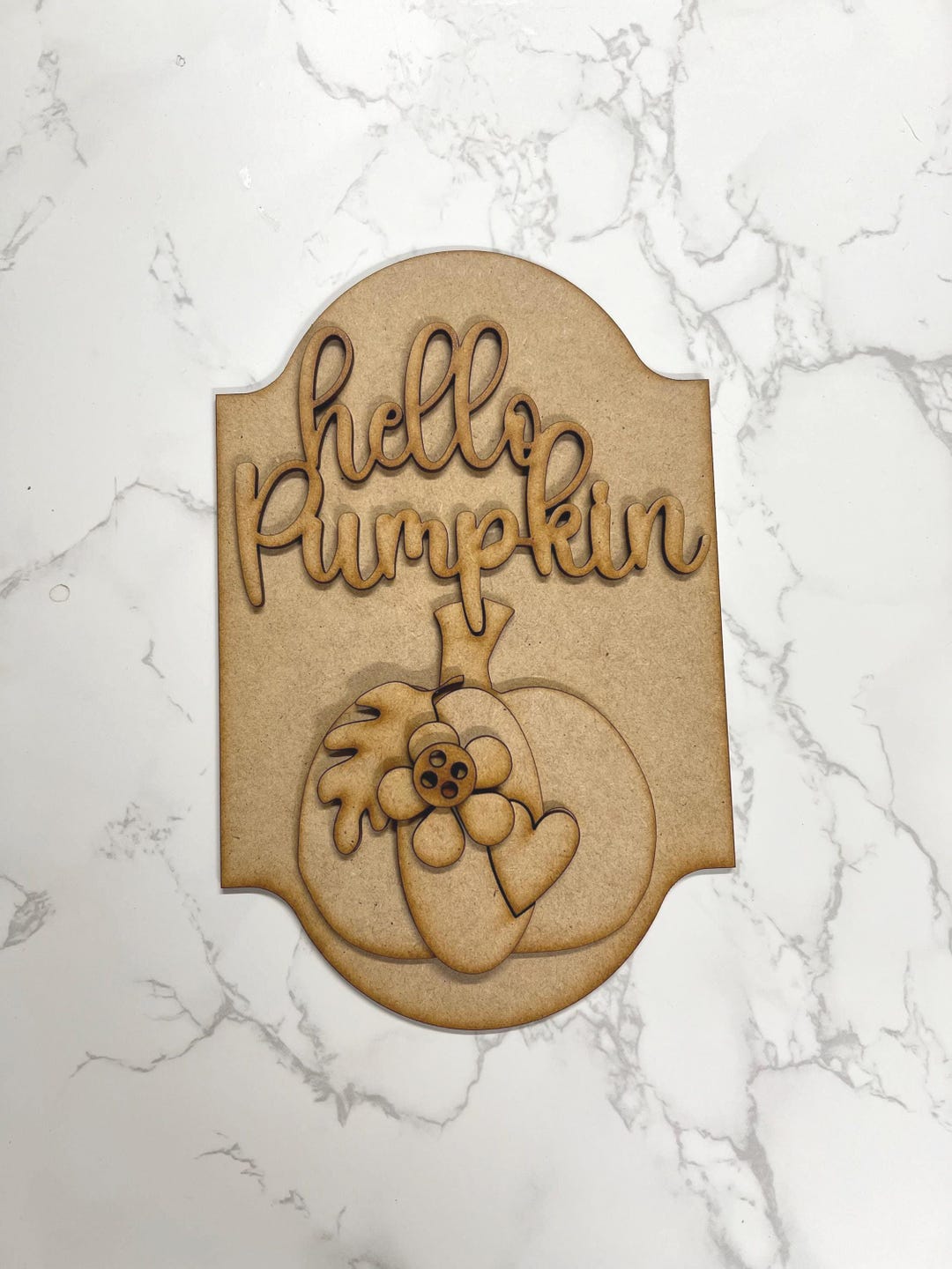 Interchangeable Easel Sign | Hello Pumpkin Fall Decor | Autumn Home ...