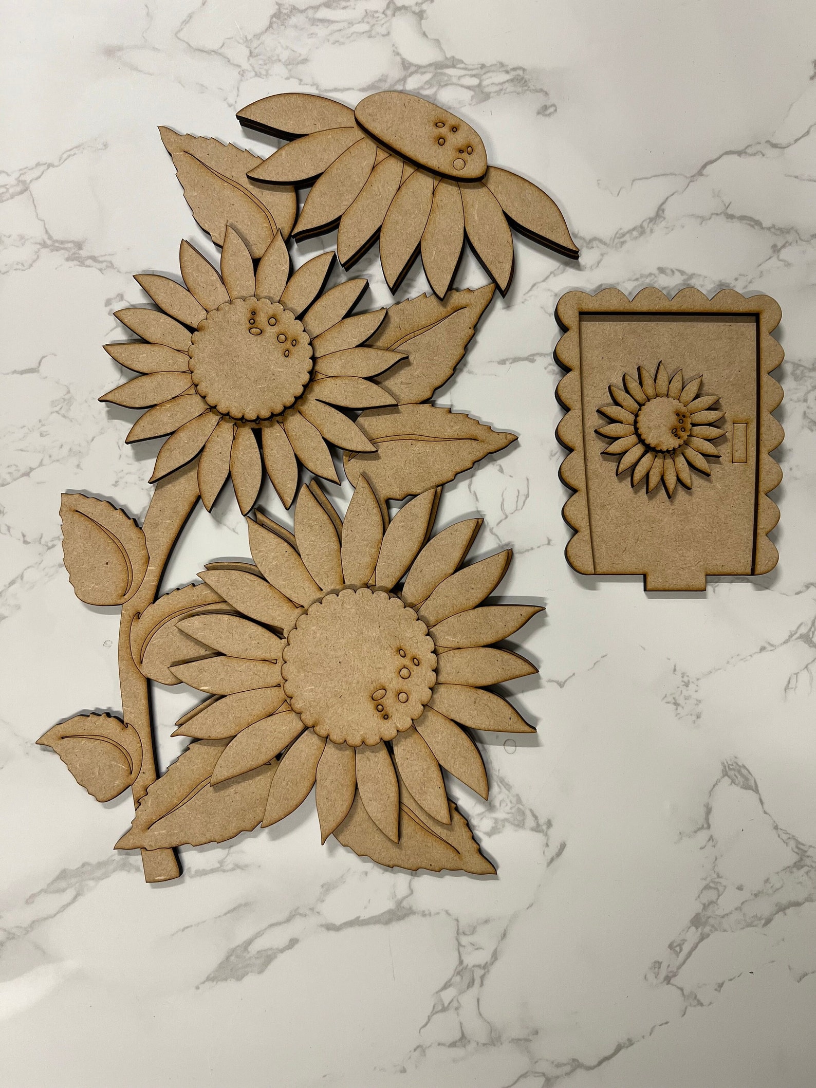 Interchangeable Sunflower Insert for Birdhouse - Handcrafted Garden Accent ,DIY - Etsy