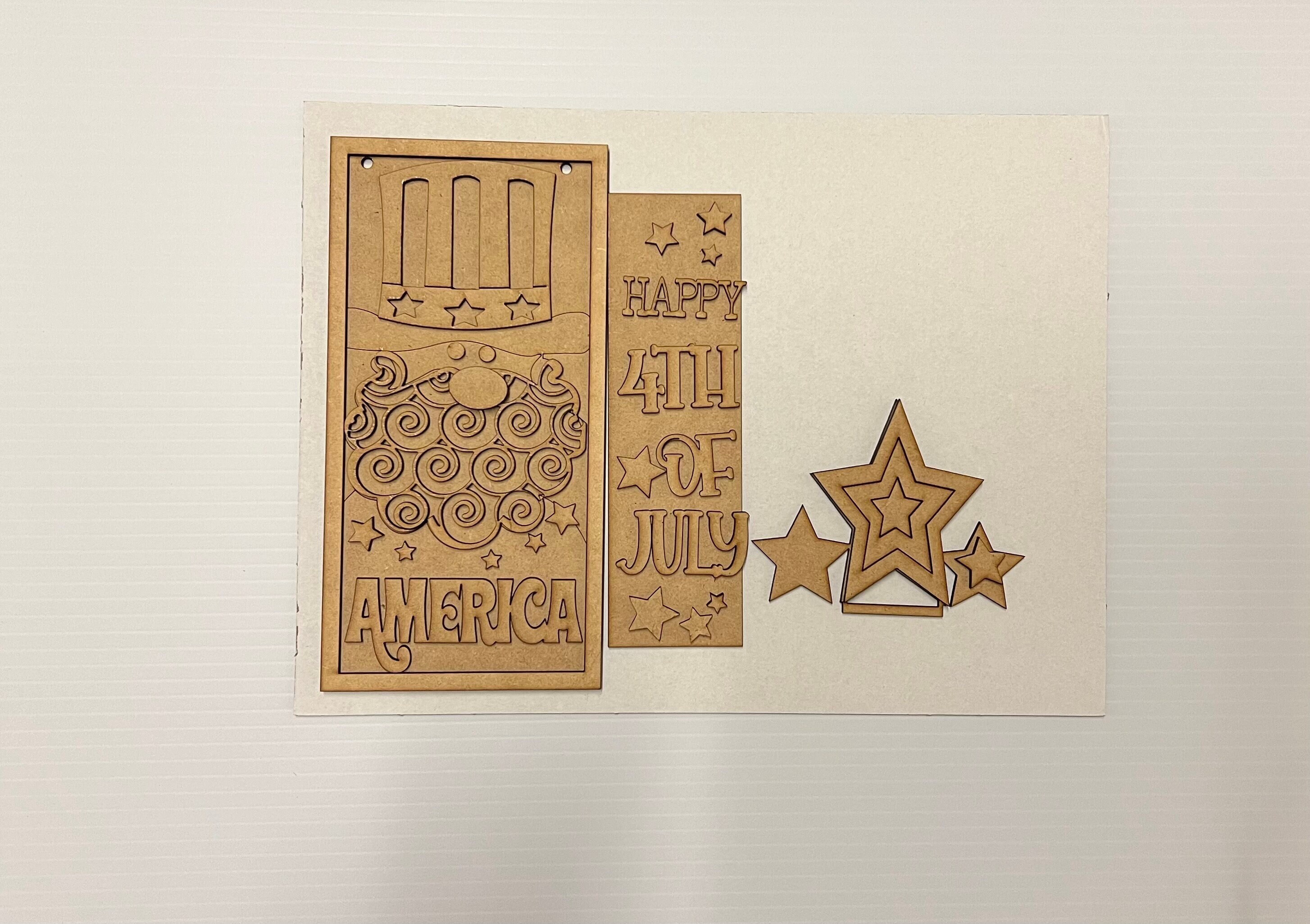 Interchangeable Patriotic Uncle Sam Sign Post-rustic Handcrafted Decor ...