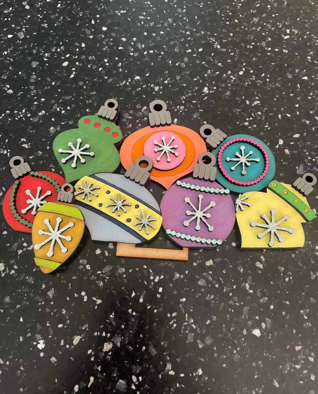 Interchangeable Christmas Ornaments for Flower Basket - Festive Holiday ...