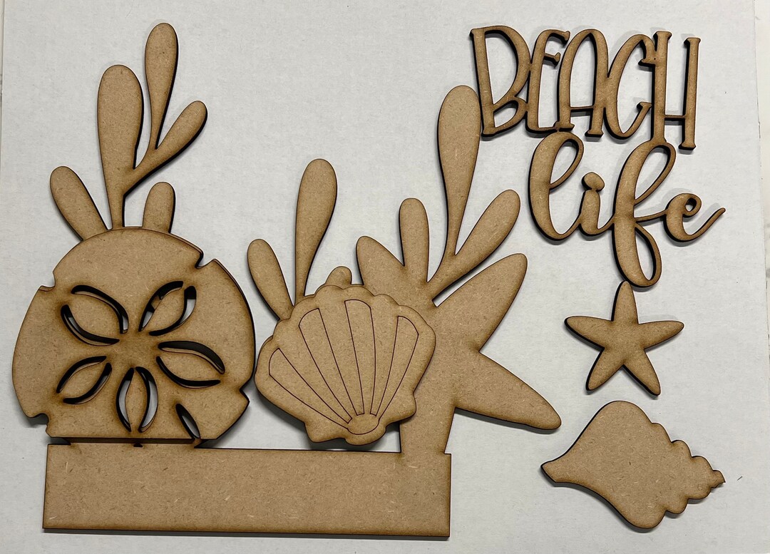 Interchangeable House Insert Beach Shells - Coastal Home Decor Accent ...