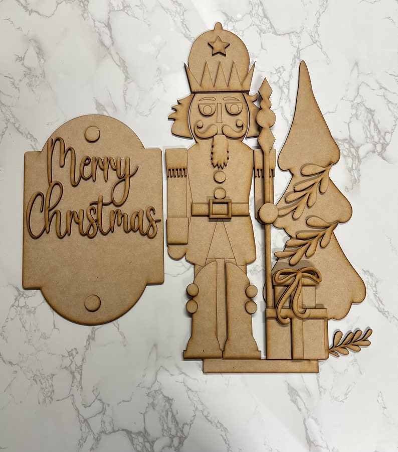 Interchangeable 4 FT Bucket Nutcracker | Christmas Decor | Outdoor ...