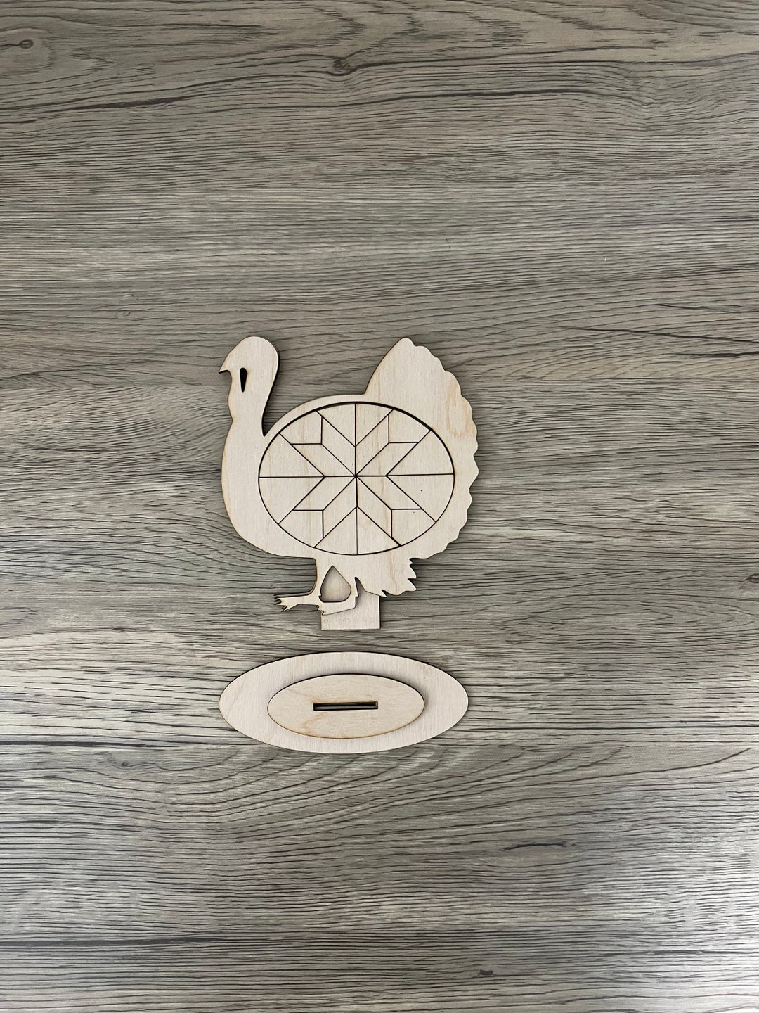 Barn Quilt Turkey, Handcrafted Wooden Thanksgiving Decor, Rustic ...