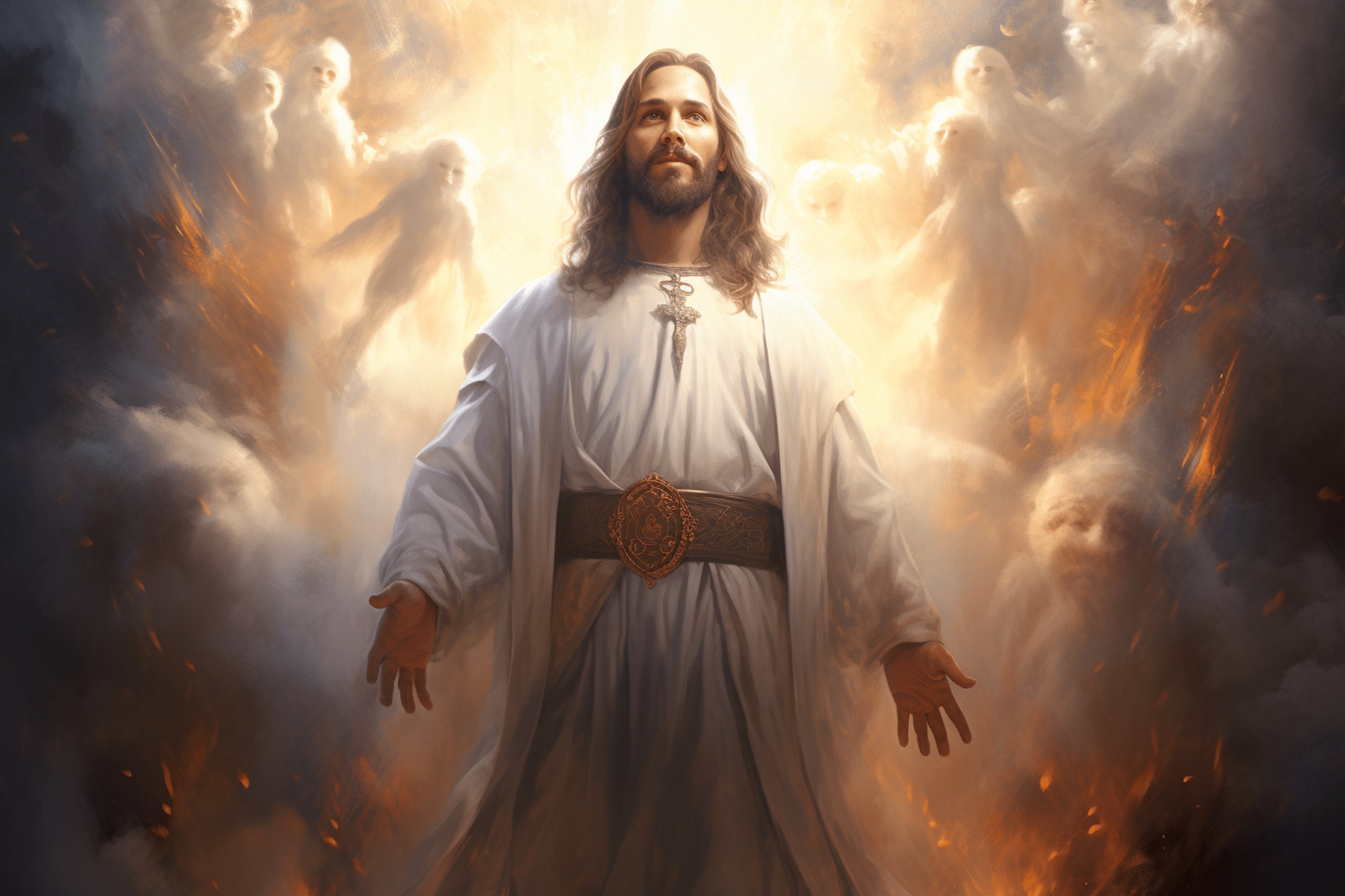 Divine Jesus Art: Instant Download - Etsy