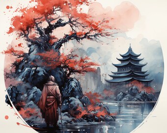 Discover Stunning Japanese Digital Art Instant Download - Etsy