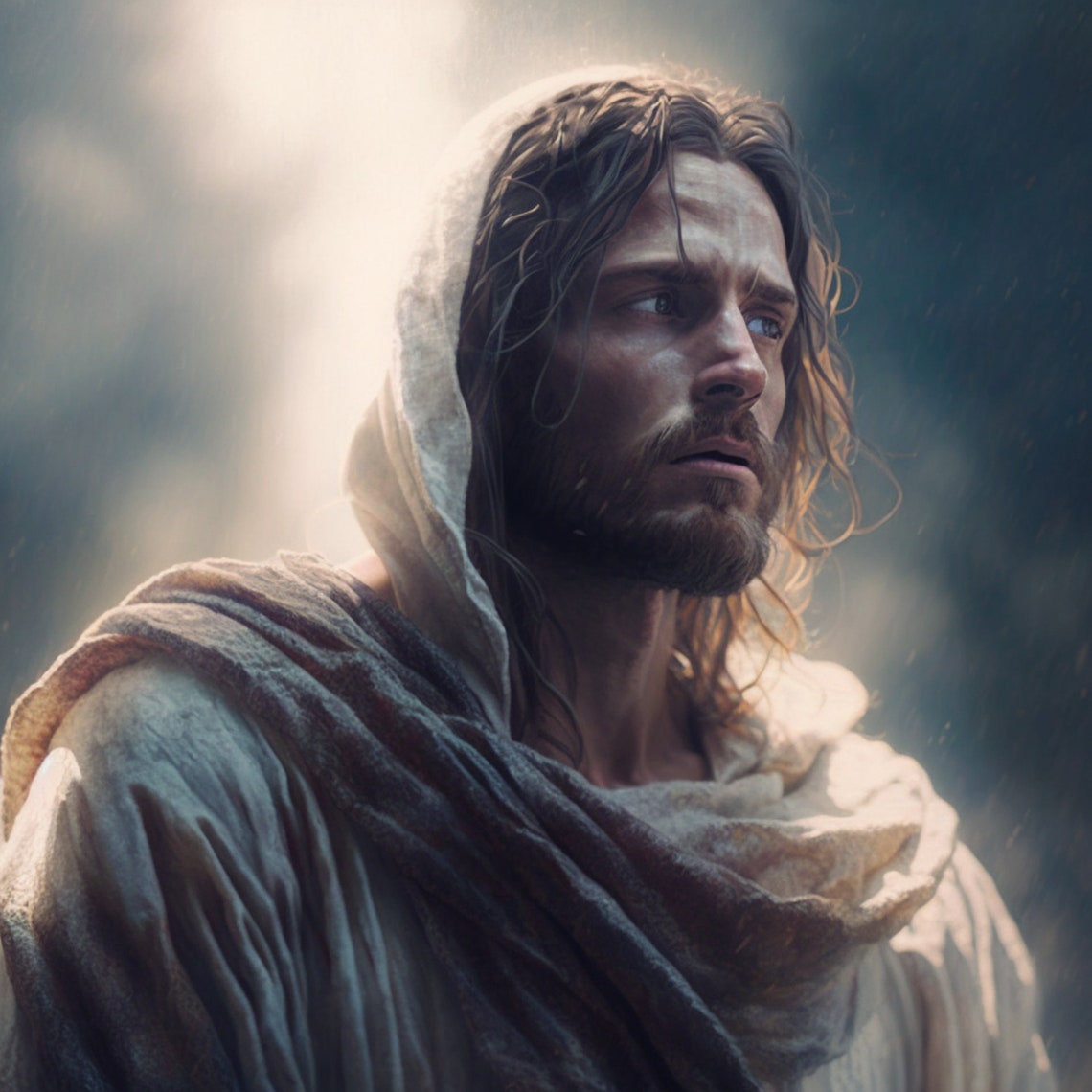 Jesus Art Digital Printable Download Inspiring Christian Wall Decor - Etsy