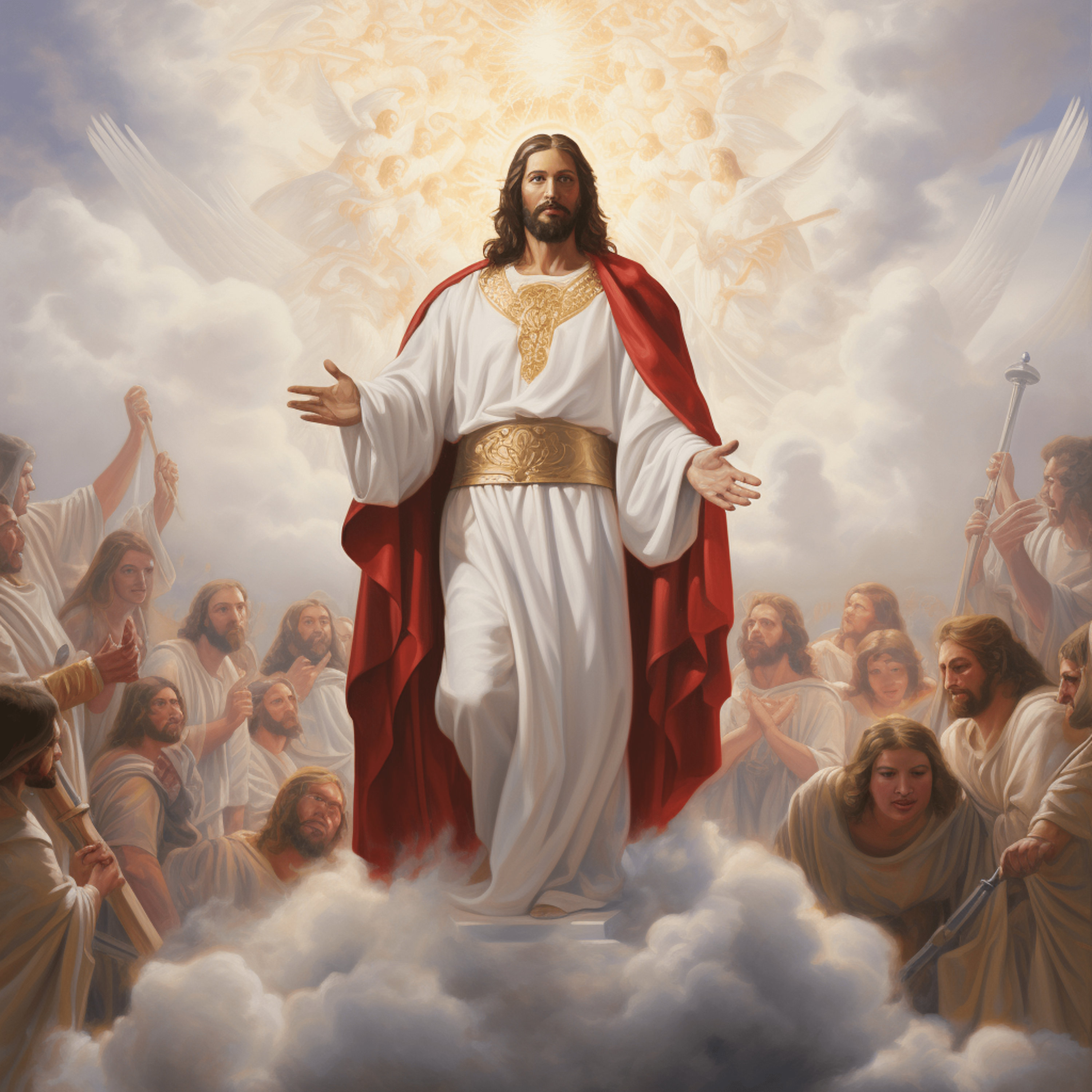 Divine Jesus Art: Immerse in the Mystical "second Coming" - Etsy