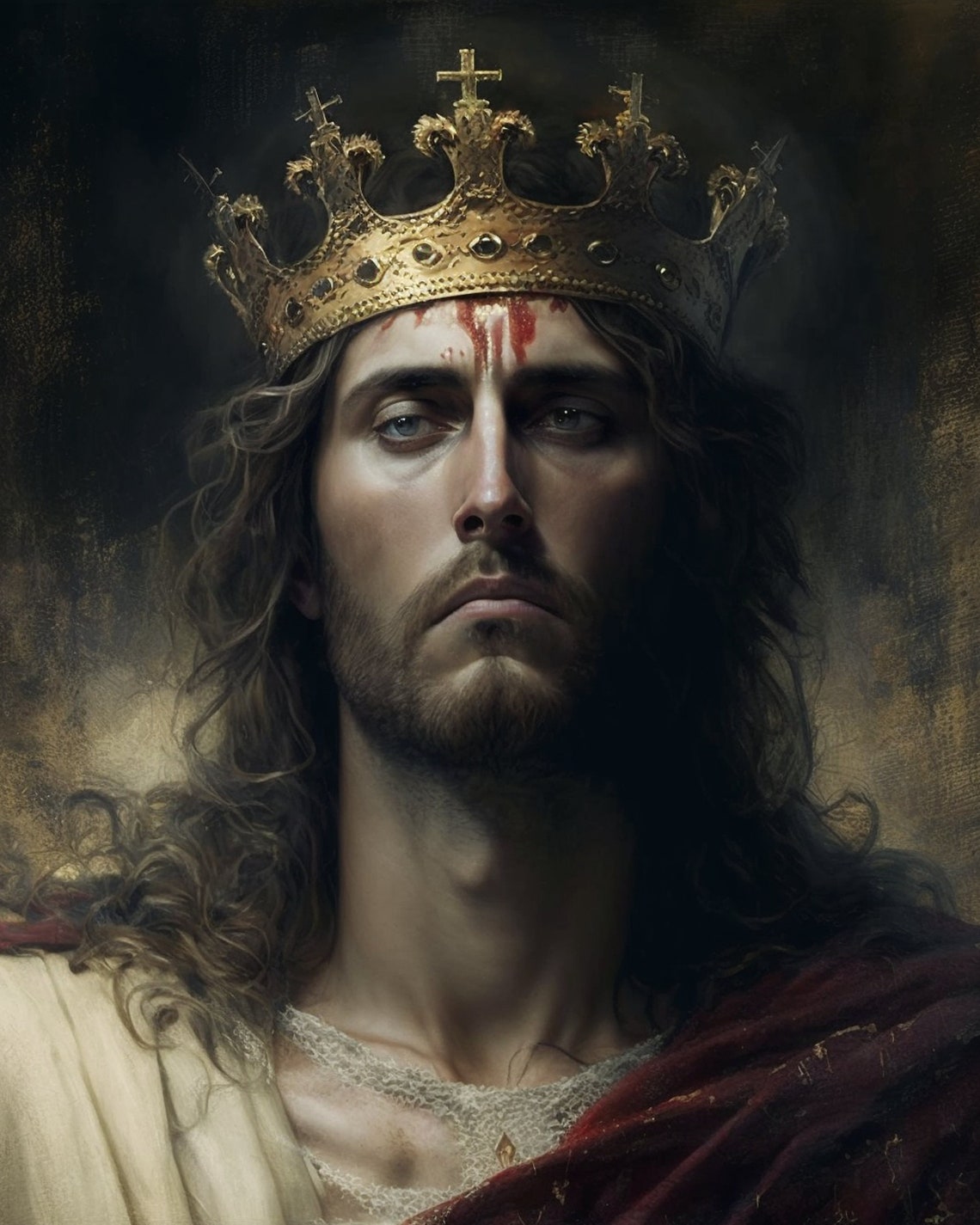Jesus Crowned - Etsy