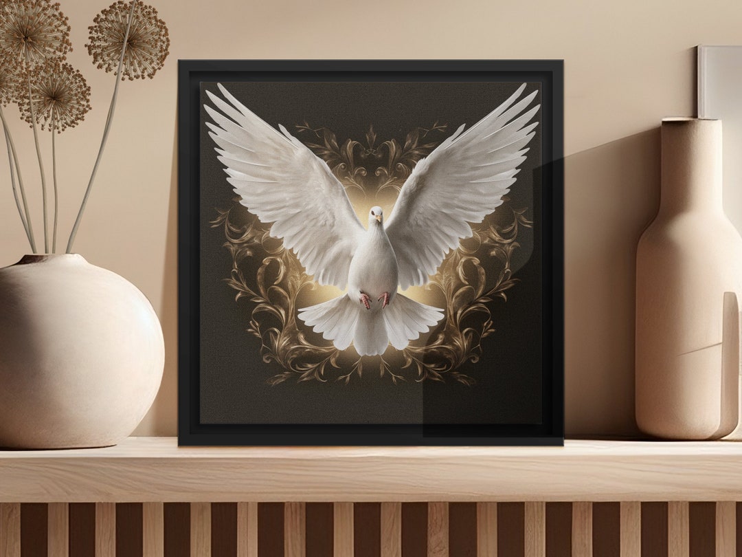 Embrace the Divine: Holy Spirit and Bible Art Digital Print - Etsy