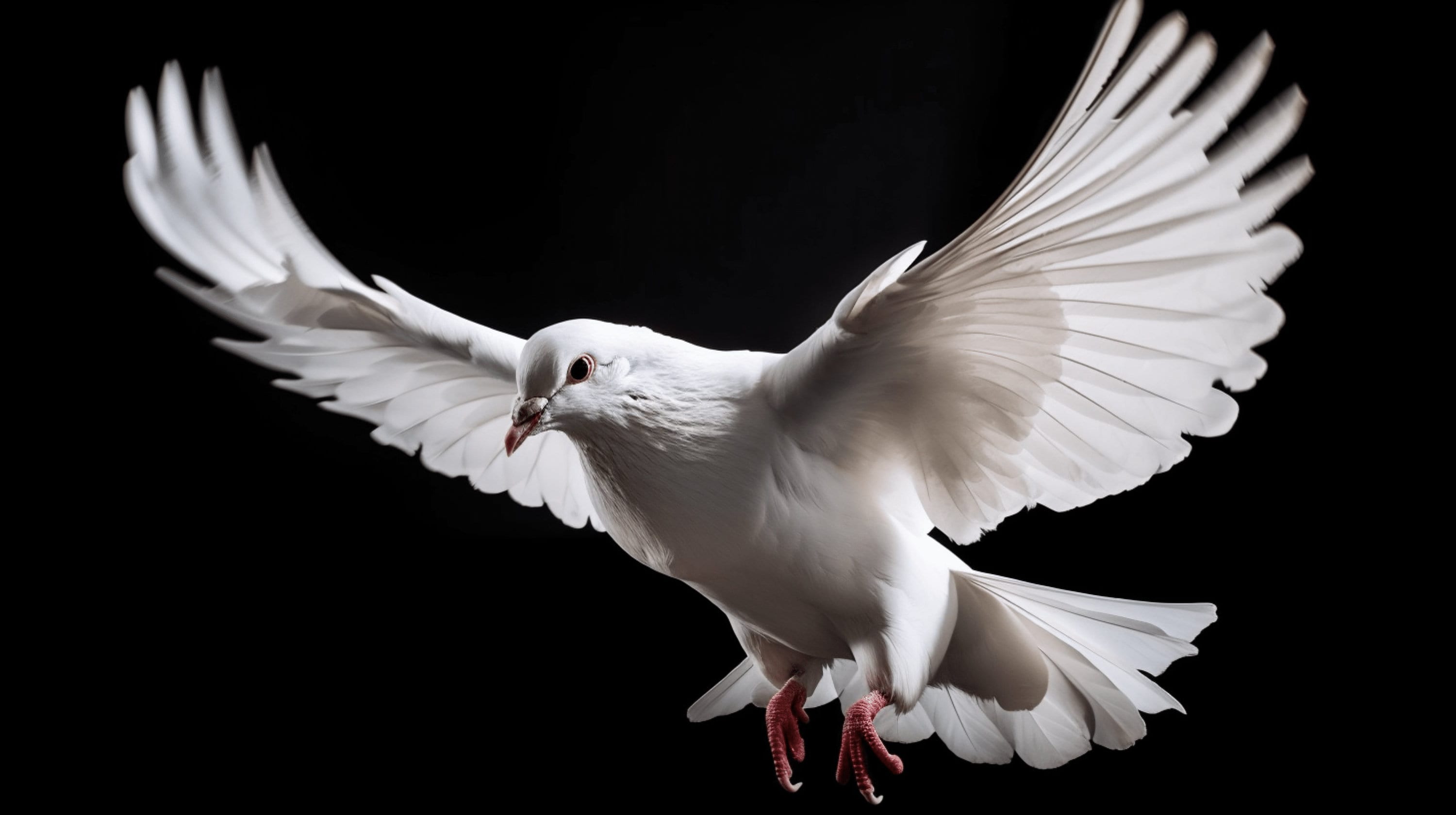 Holy Spirit White Dove Picture - Religious Wall Art for Home Decor #4 ...