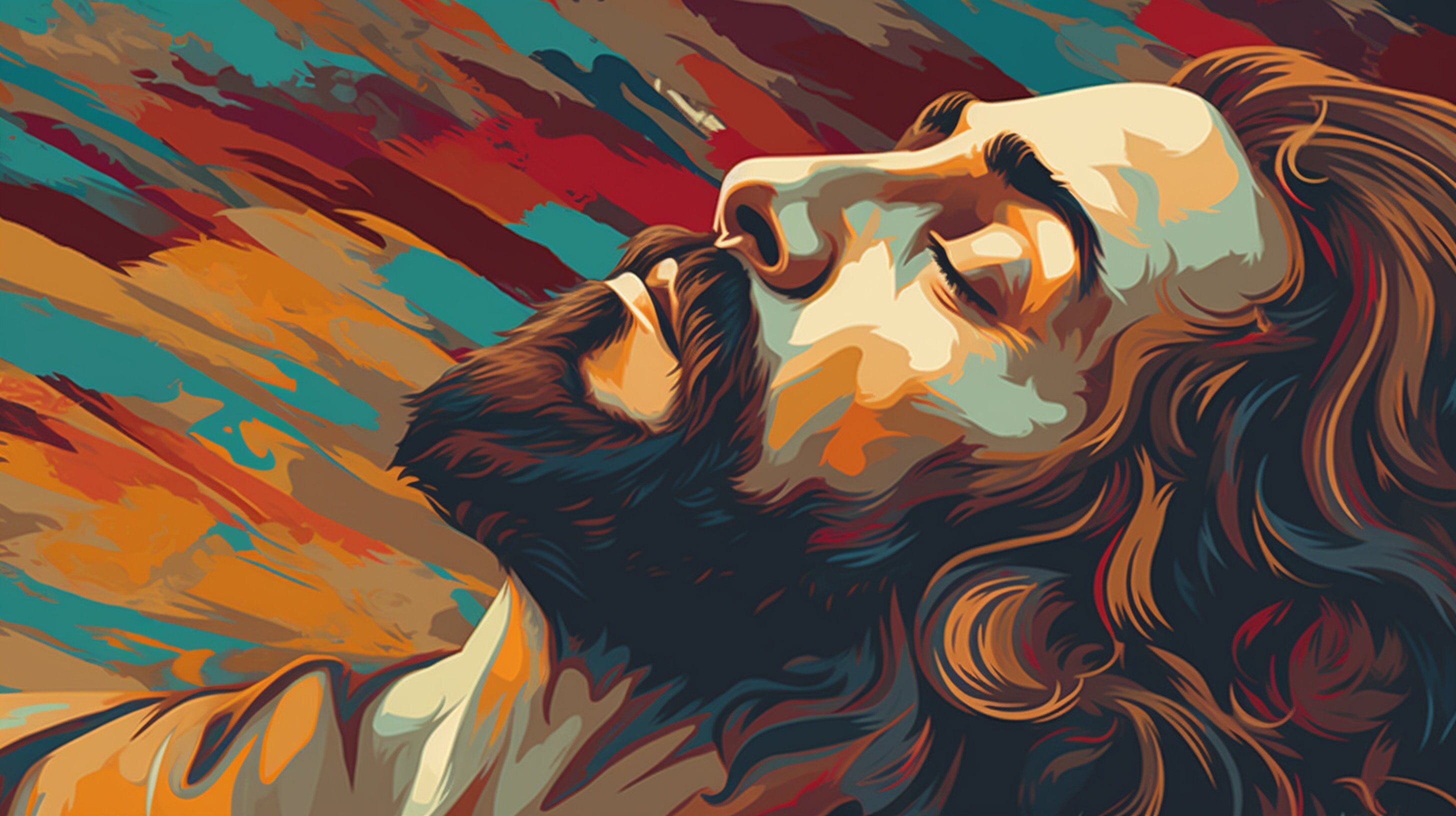 Van Gogh-inspired Jesus Masterpiece Unique and Spiritual - Etsy