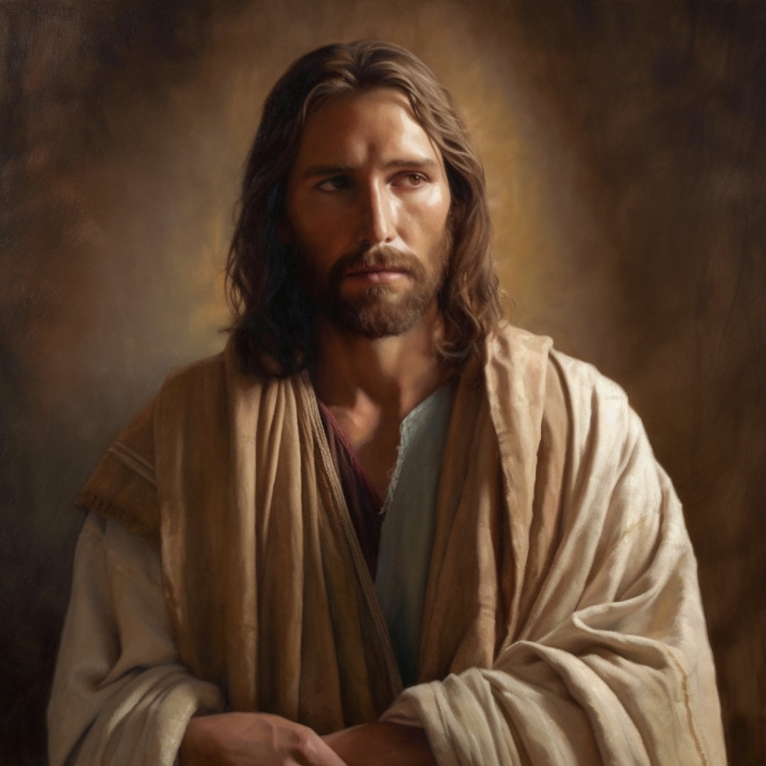 Digital Oil Painting of Jesus, Perfect for Your Home - Etsy