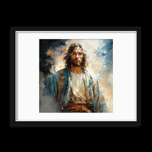 Jesus King in Royal Robe,peaceful Jesus the Savior Praying in ...
