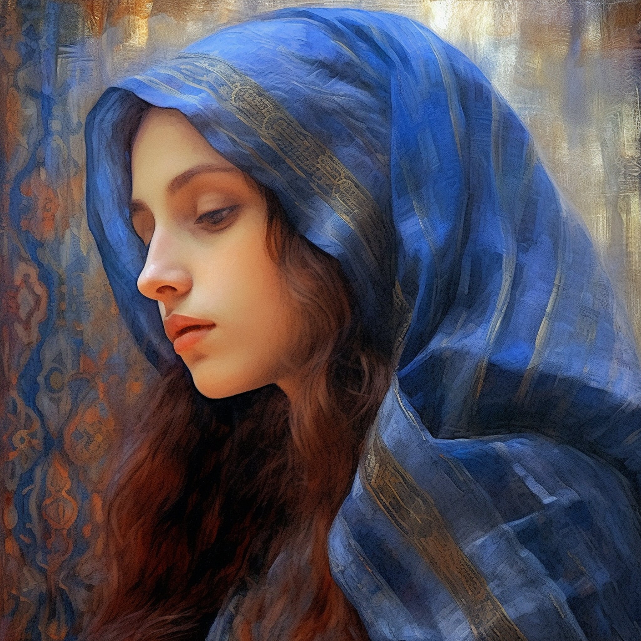 Digital Oil Painting of Mary Magdalene Christian Art Decor - Etsy