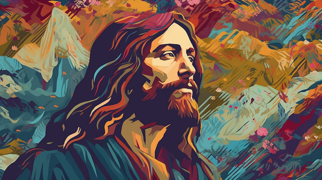 Van Gogh-inspired Jesus Masterpiece Unique, Handcrafted, and Spiritual ...