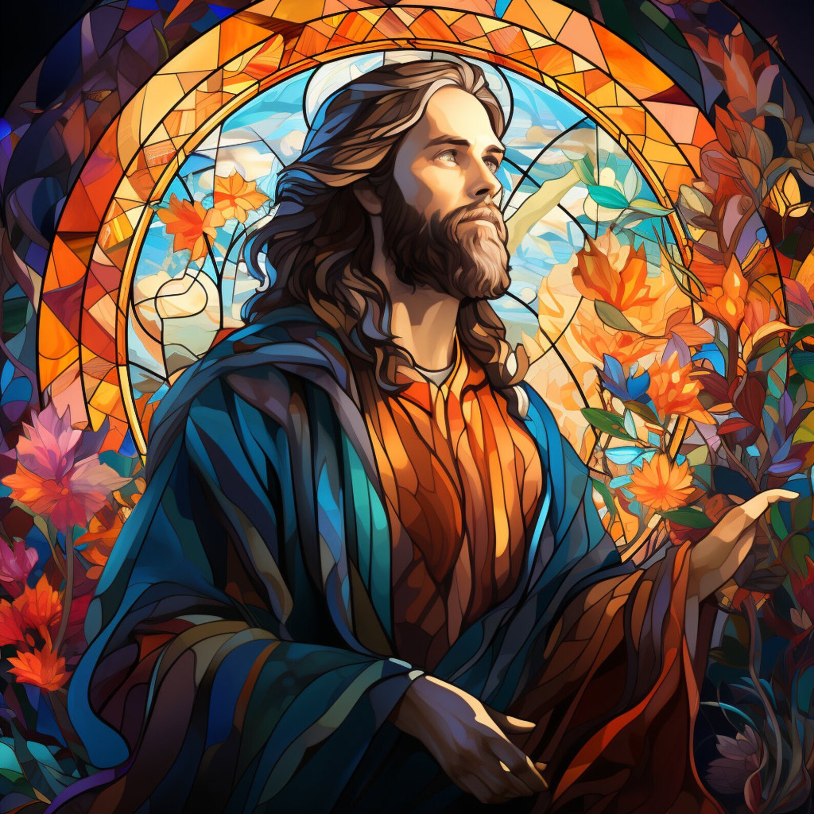 Jesus, Religious, Christian Art, Faith-inspired Biblical Jesus, Saviour ...