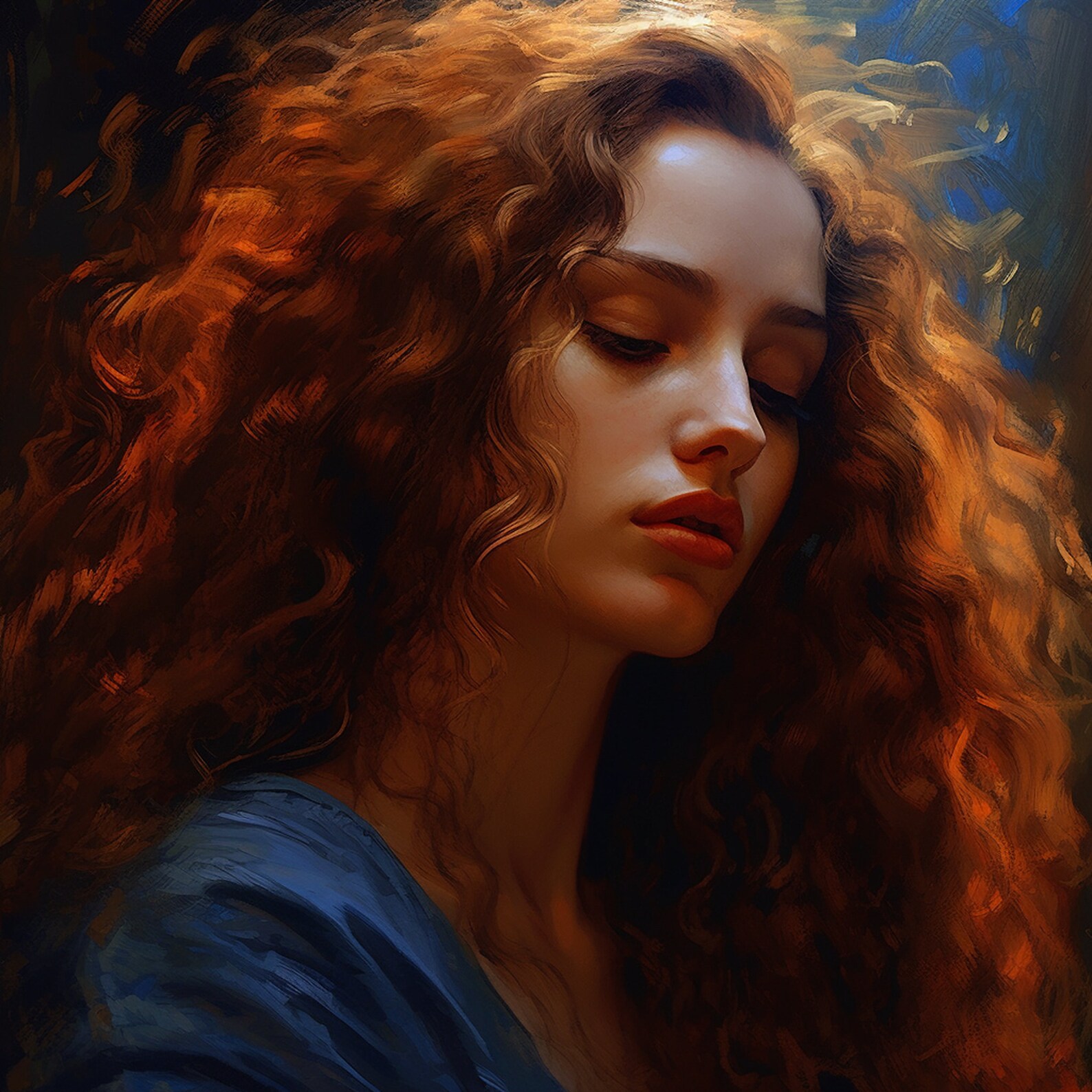 Digital Oil Painting of Mary Magdalene Christian Art Decor - Etsy