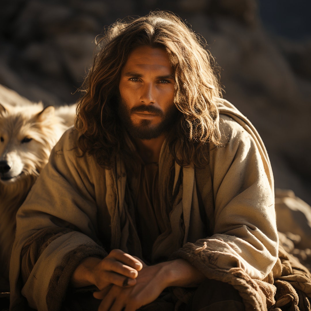 Digital Wall Picture of Jesus - Etsy