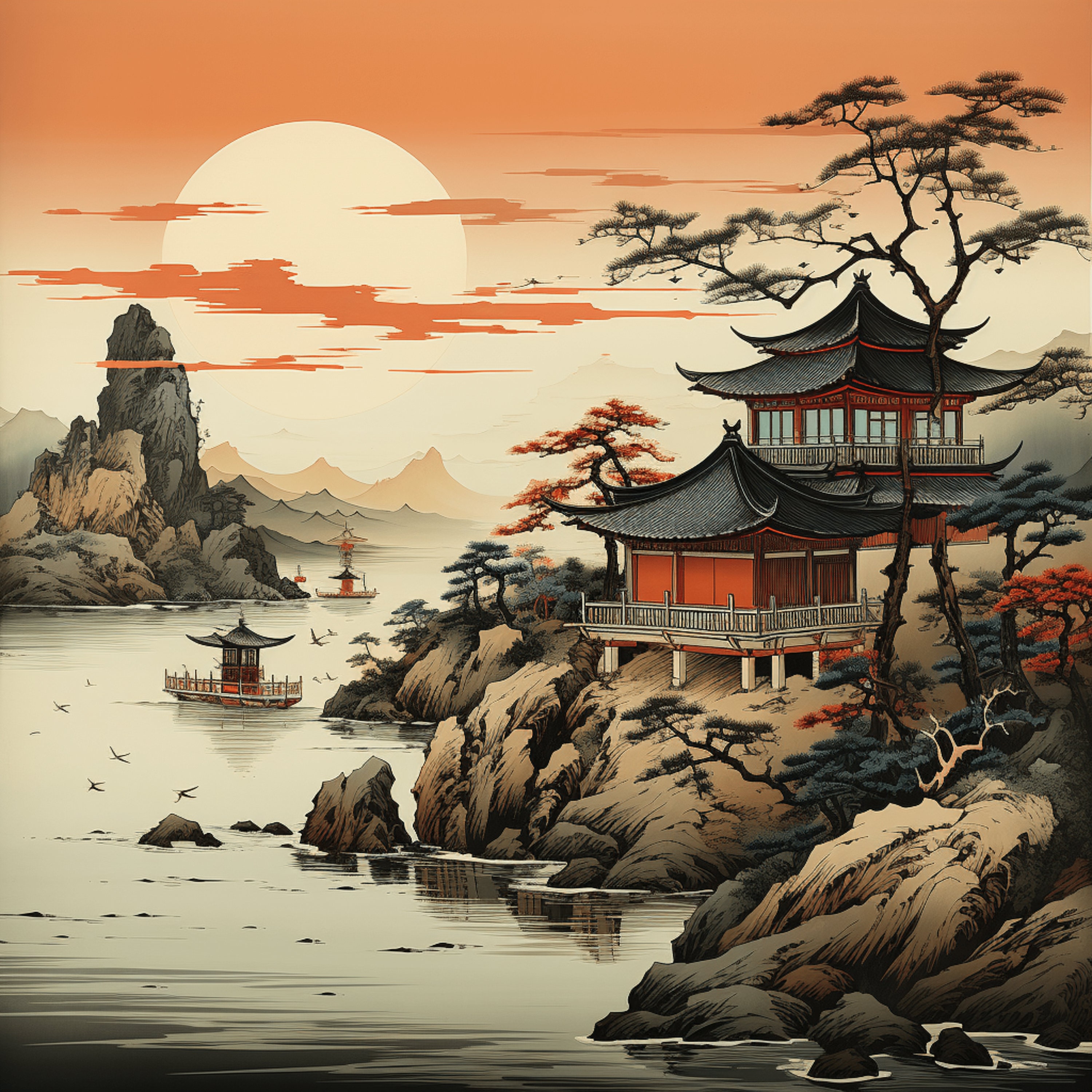 Discover Stunning Japanese Digital Art Instant Download - Etsy