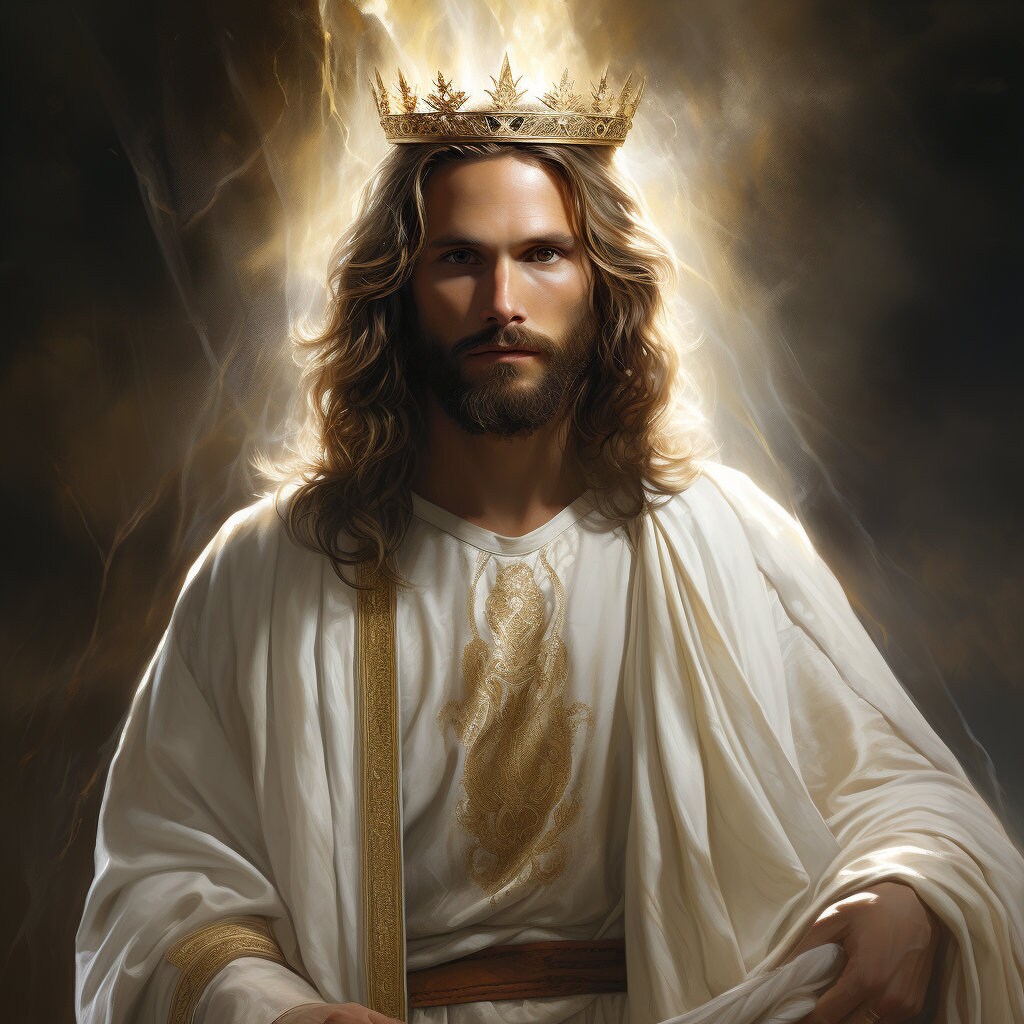 Jesus is King, Christian Art, Religious Wall Decor - Etsy