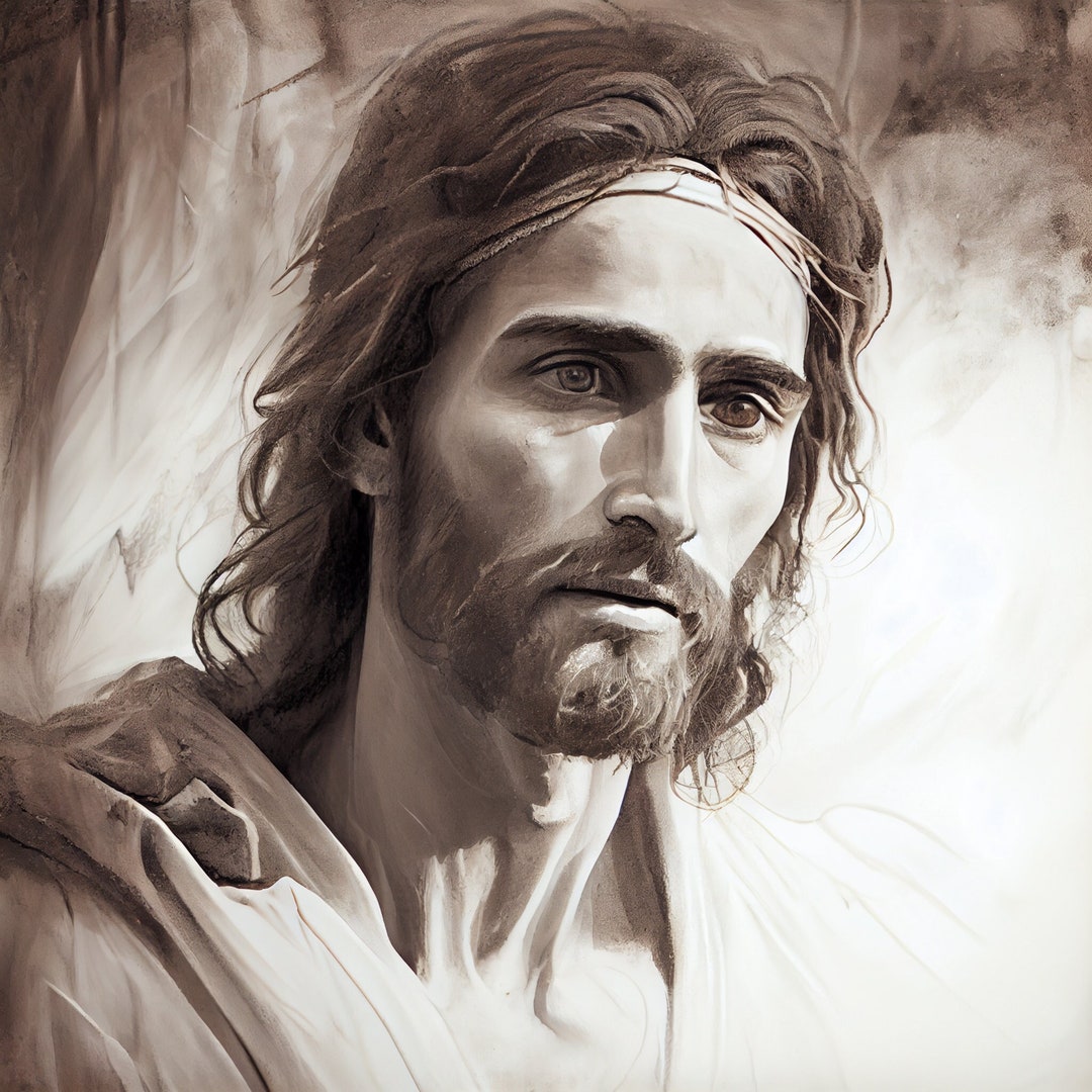 Jesus Christ Sketch 2 - Etsy