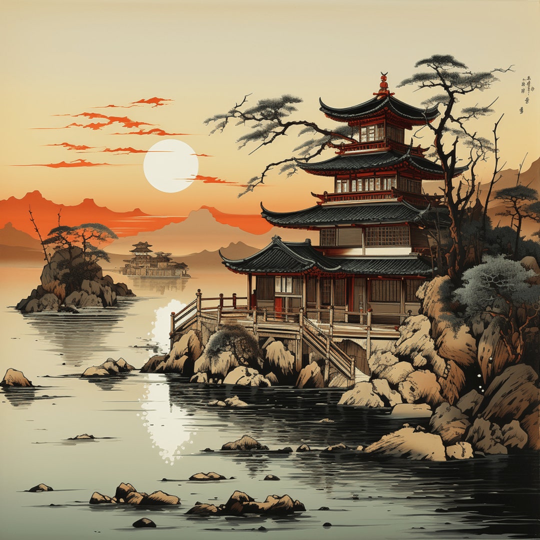 Discover Stunning Japanese Digital Art Instant Download - Etsy