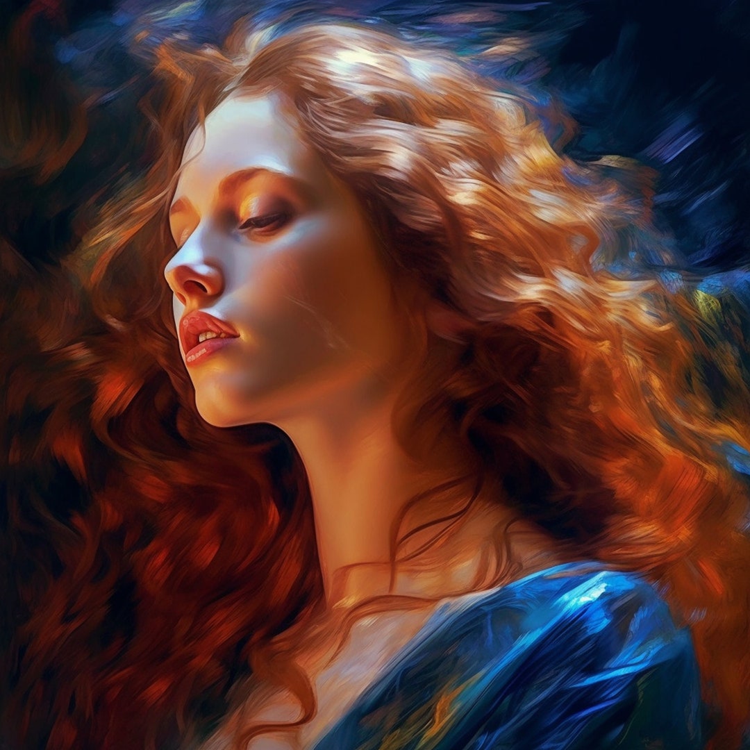 Digital Oil Painting of Mary Magdalene Christian Art Decor - Etsy