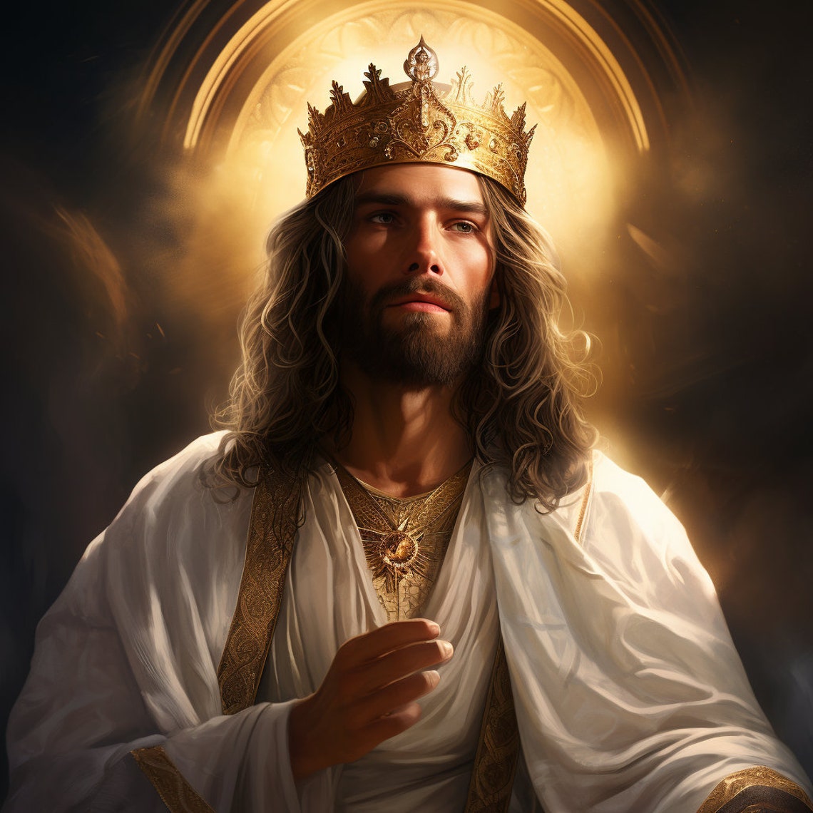Jesus Christ the Messiah is King, - Etsy